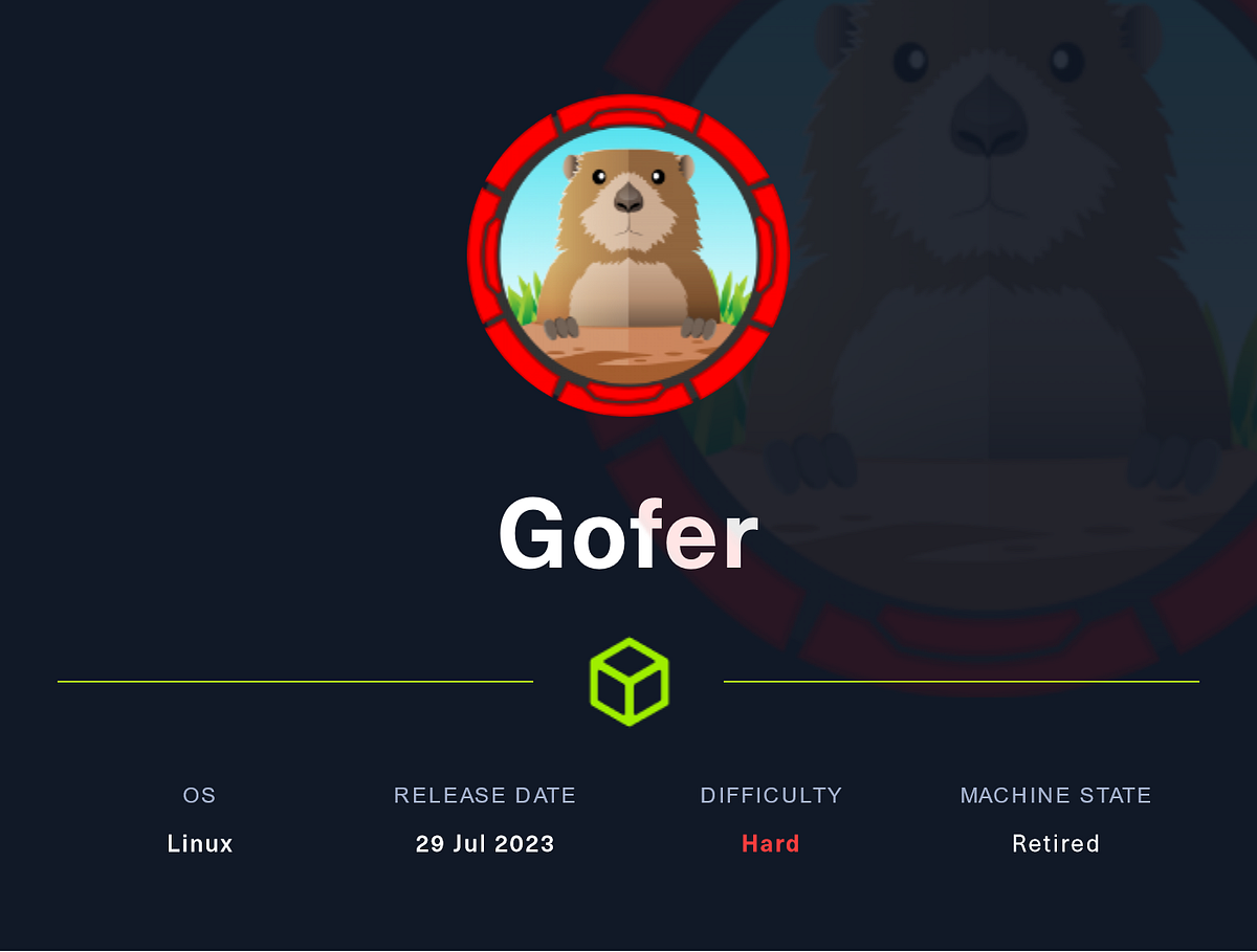 Gofer. Gofer is a Hard Difficulty Linux… | by joseml | Medium