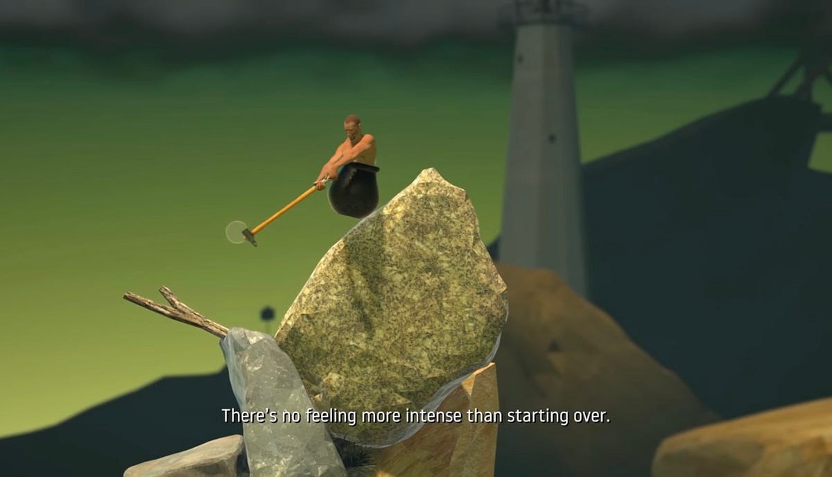 Getting Over It With Bennett Foddy: An Absurd Reflection of the human ...