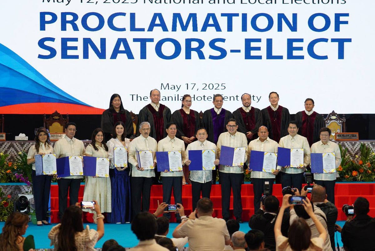 Comelec proclaims ‘Magic 12’ Senate winners | by Jana Mae Canasa | May ...