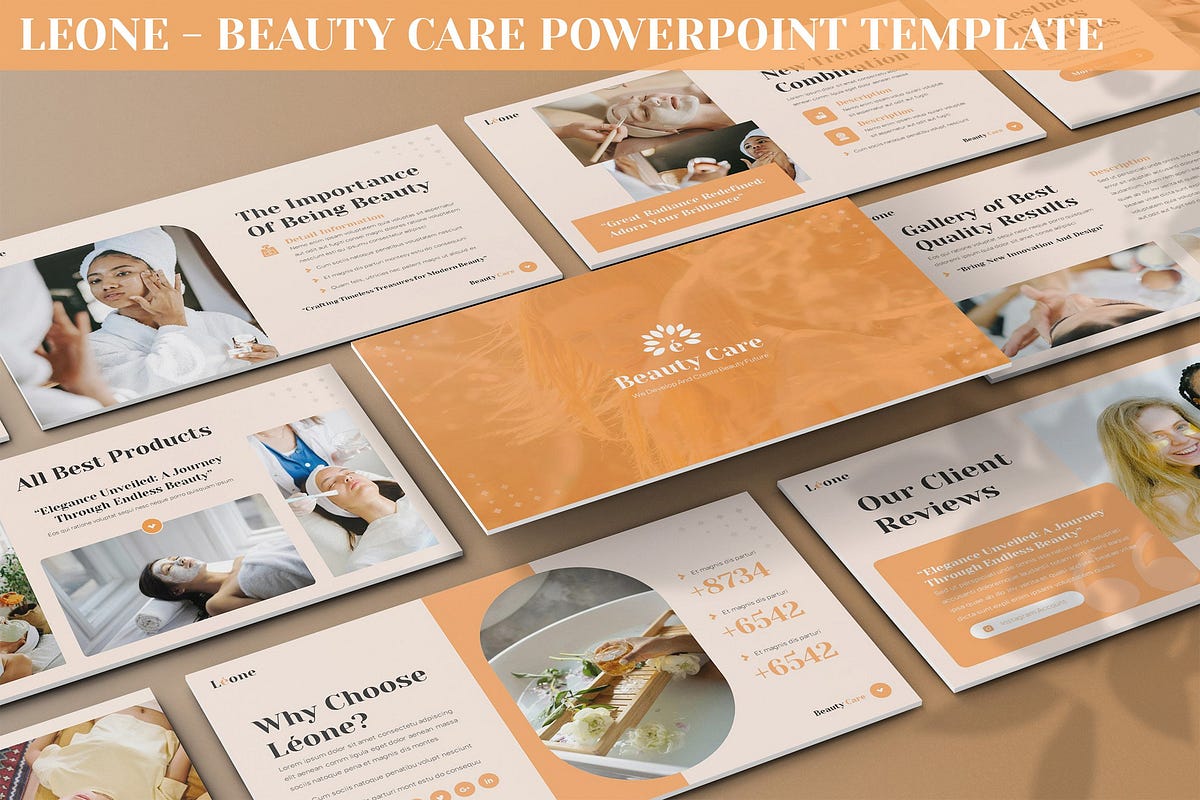 Leone — Beauty Care Powerpoint Template | by Holohermit | Aug, 2024 ...