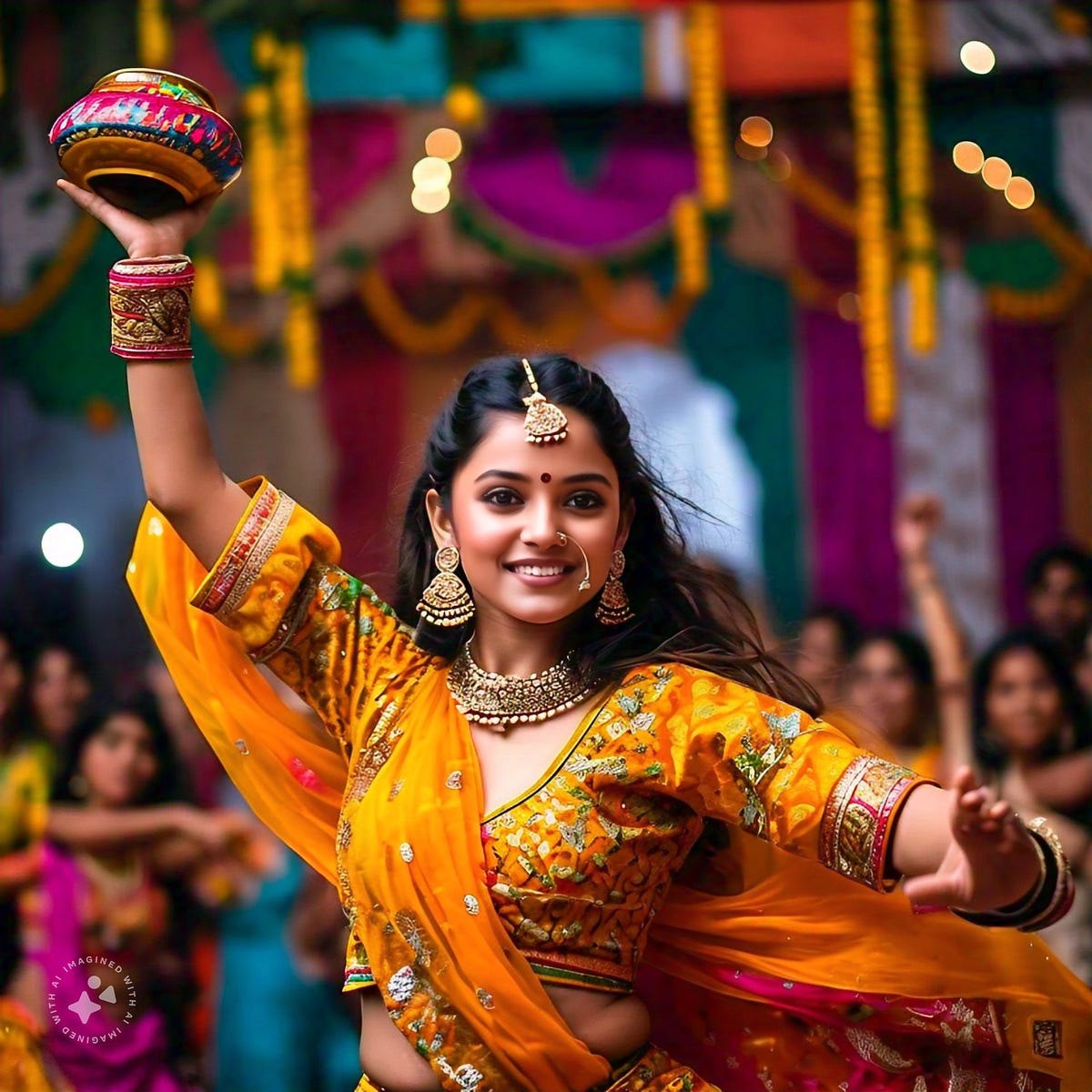 Navratri Garba: A Celebration of Dance and Devotion Through the Lens of Astrology | by ...