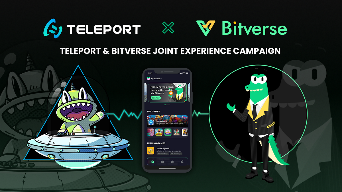 Bitverse x Teleport Network Social Channel Campaign | by Bitverse : All-in-One Native DEX | Medium