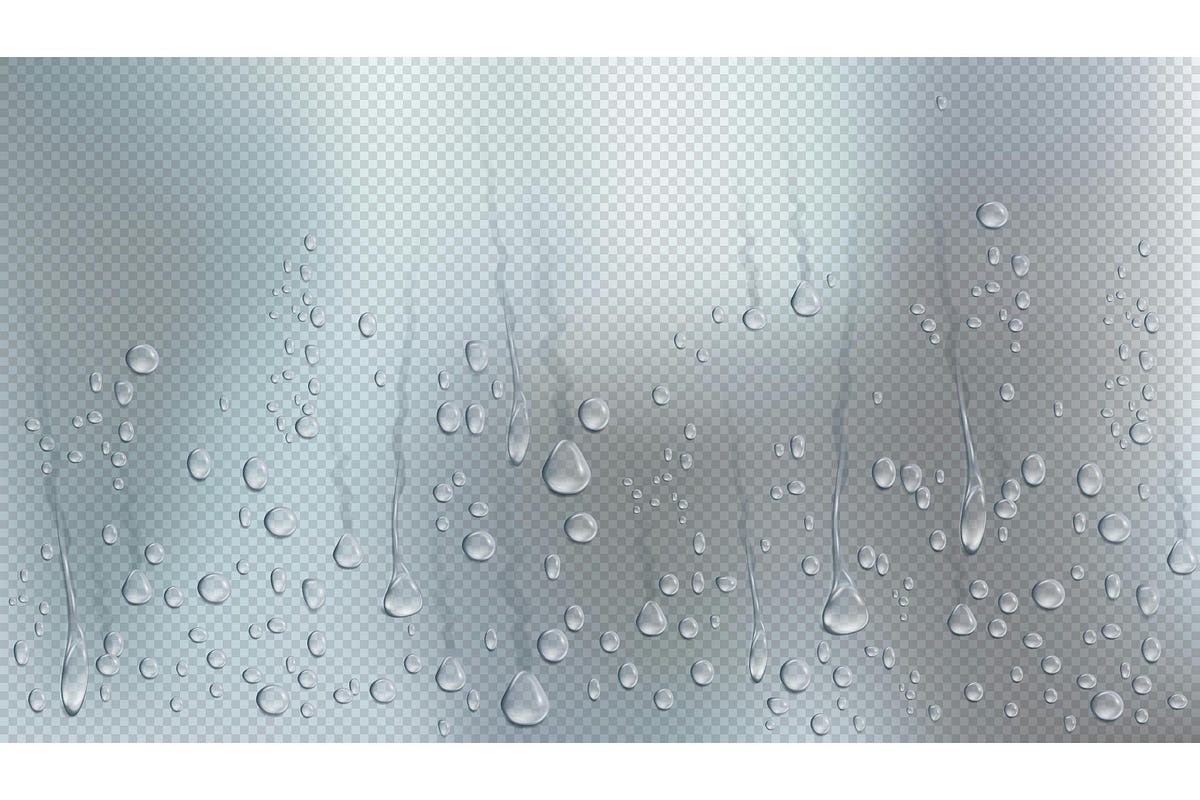 Water drops and droplets splashes, shower surface - Digitaldynamo - Medium
