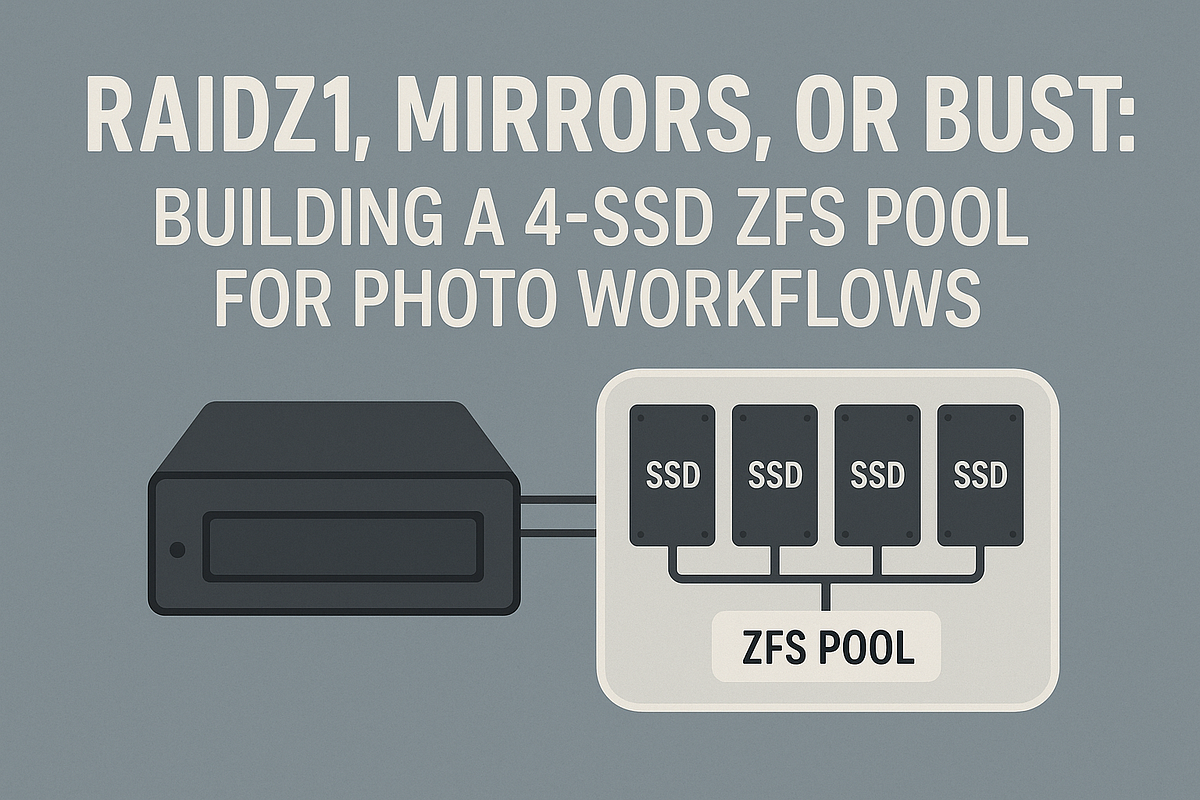 RAIDZ1, Mirrors, or Bust: Building a 4-SSD ZFS Pool for Photo Workflows ...