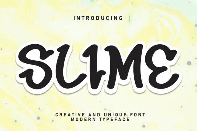 Slime Script Font | by Kaitooon | Sep, 2024 | Medium