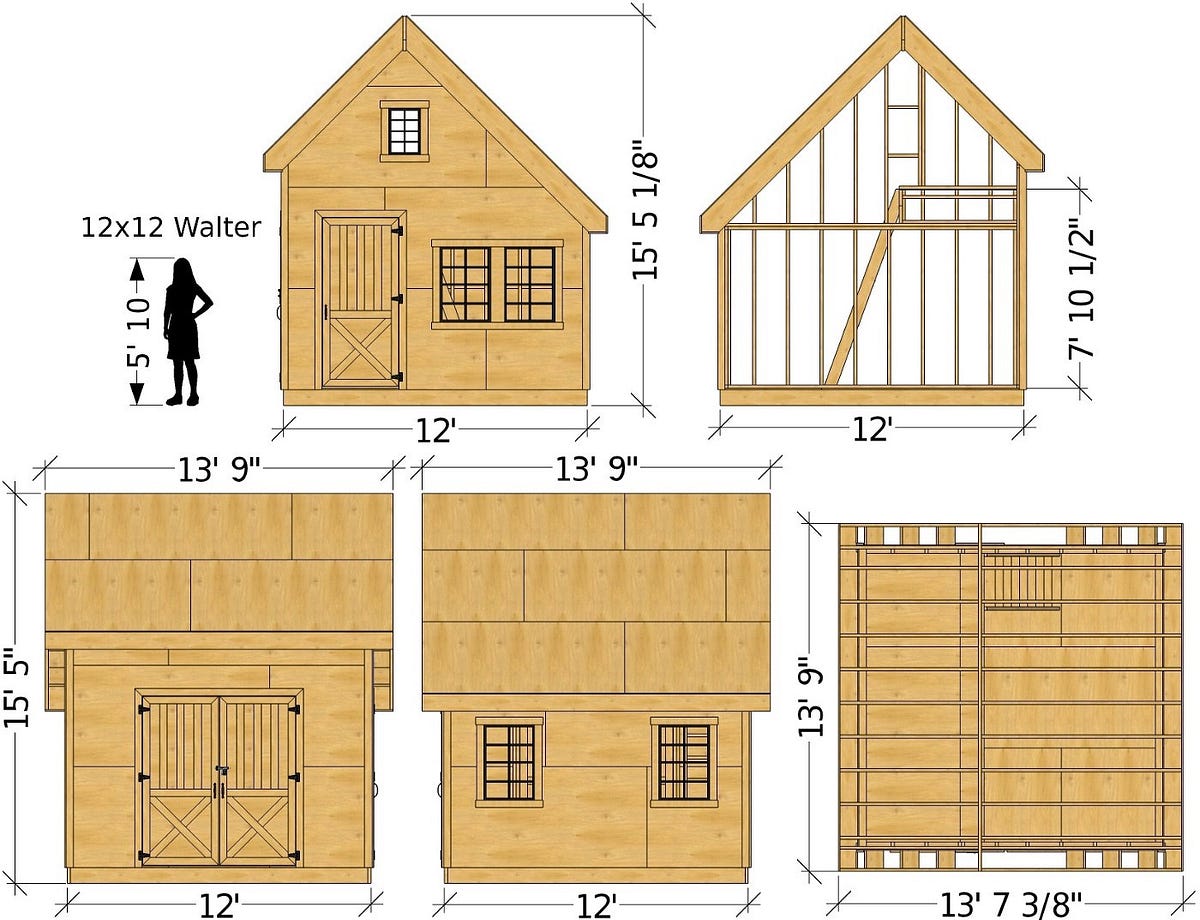 How to Build a Shed | Storage Building Plans | by Fine Design - Shed ...