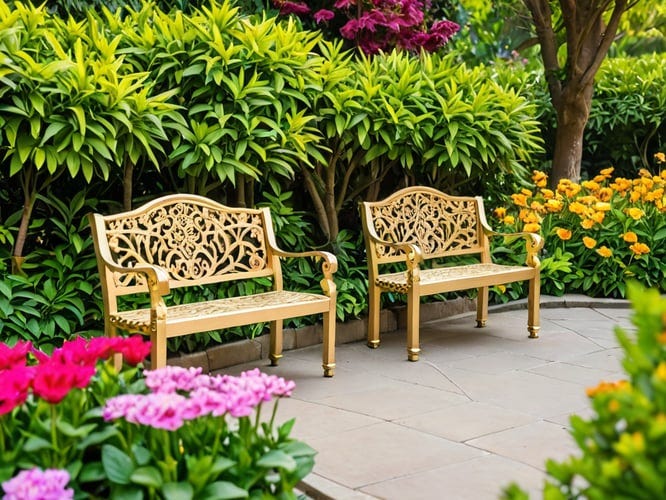 Gold Benches | by Susan Branch | Jun, 2024 | Medium