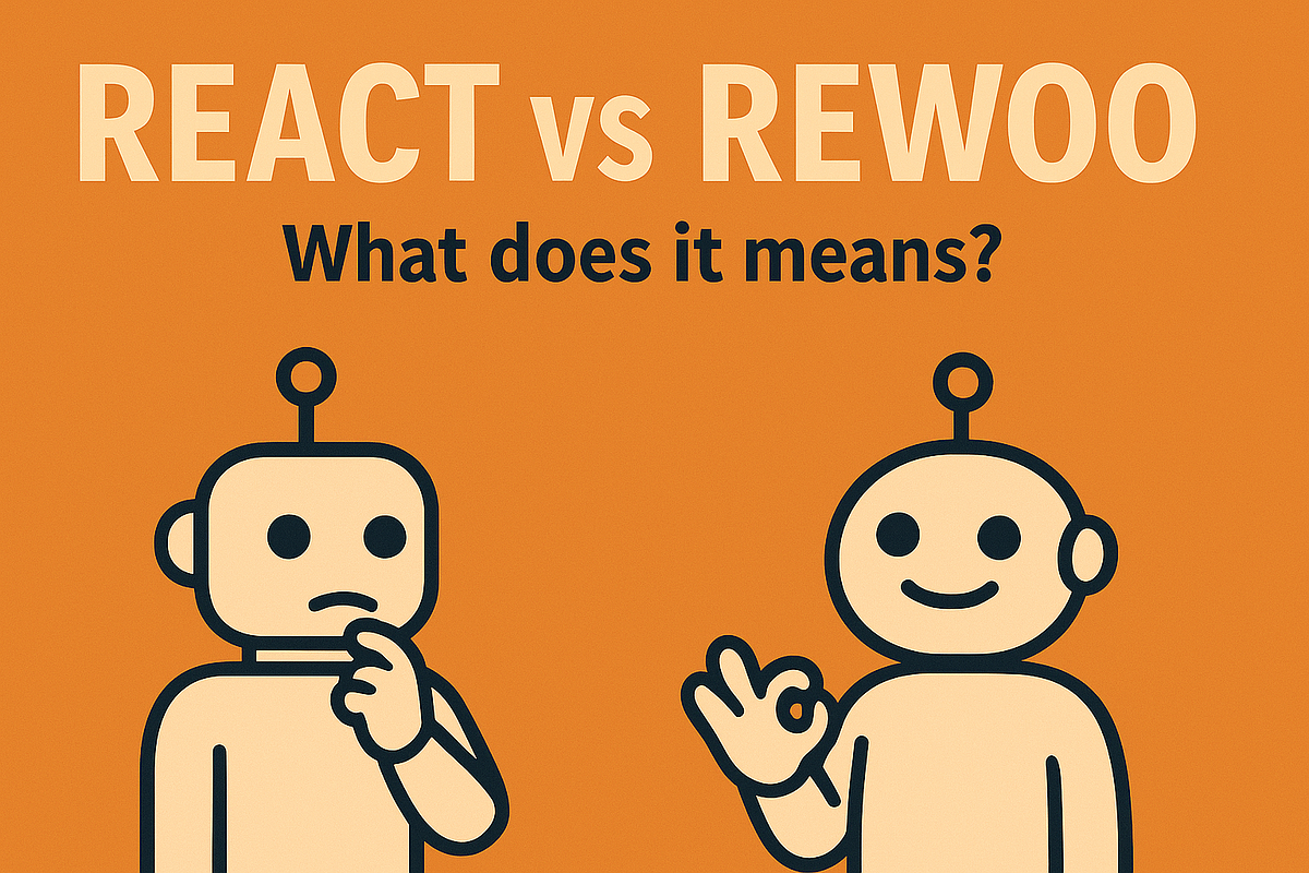 ReAct vs ReWoo: what does it means ? | by The Pimentão Rouge Company | Medium