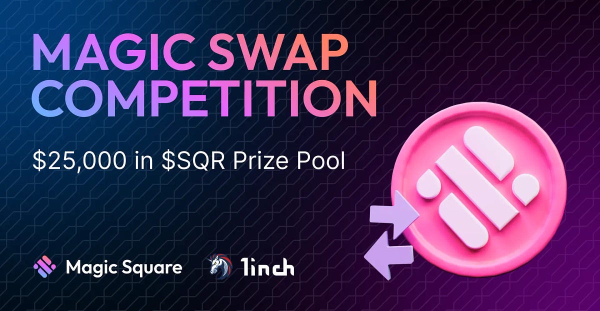 An Introduction to Magic Swap. Magic Swap is part of the Magic Square… | by Bob on Web3 | Apr ...