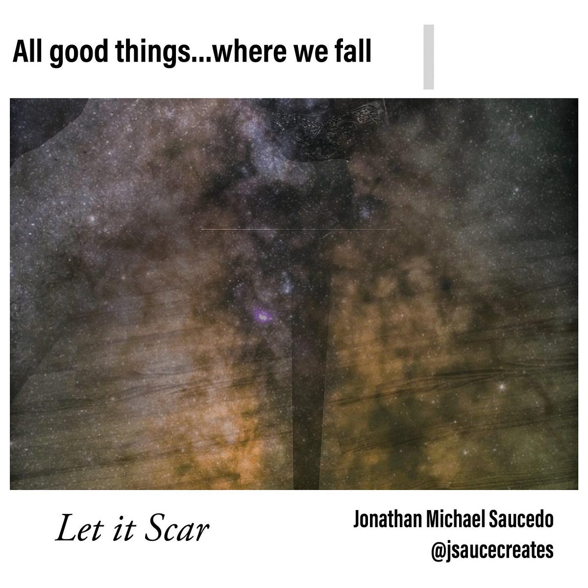 All Good Things: Let it Scar. A few days ago, I saw through social ...