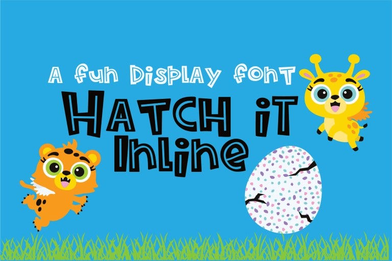 Hatch It Inline Font | by audrey97 | Jun, 2024 | Medium