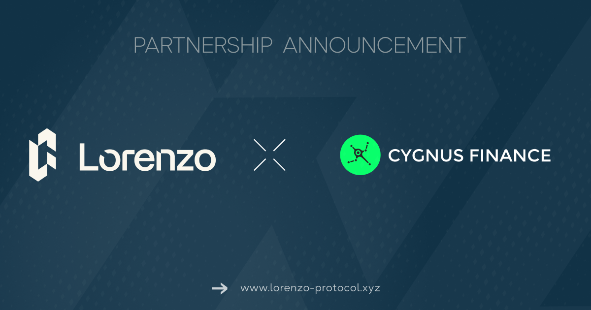 Lorenzo Protocol Partners With Cygnus Finance to Expand stBTC Staking ...
