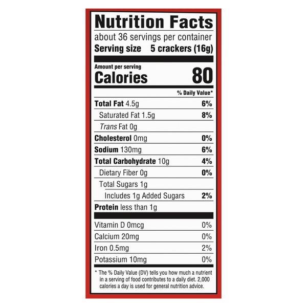 Ritz Crackers Nutrition Information: Snack Smartly! | by Sophia Wilson ...