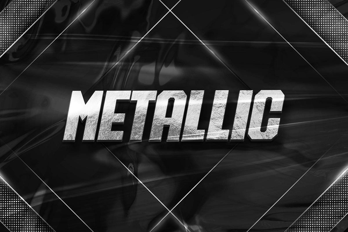 Metallic Text Effect - Colormaster - Medium