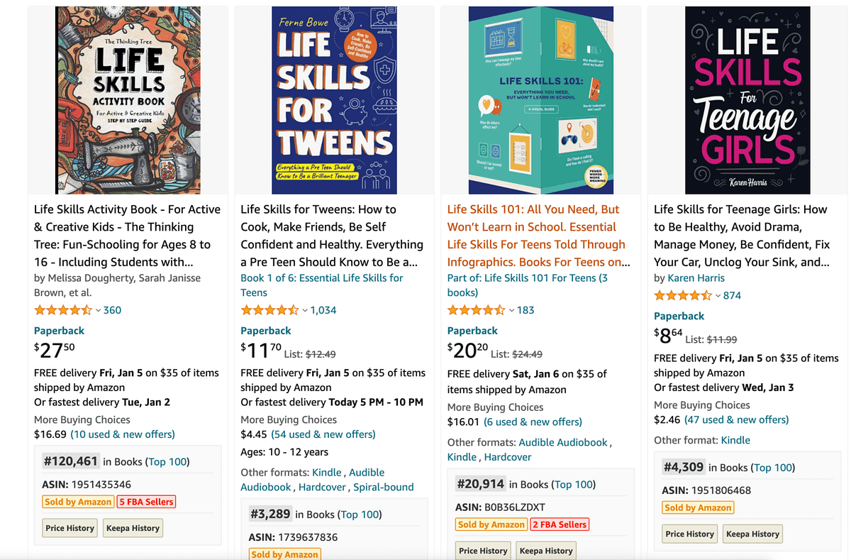 How A Life Skills Book Is Making $1938.44 A Month | by DannyOnDemand ...