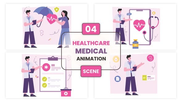 Healthcare Medical Animation Scene - Echoedge - Medium