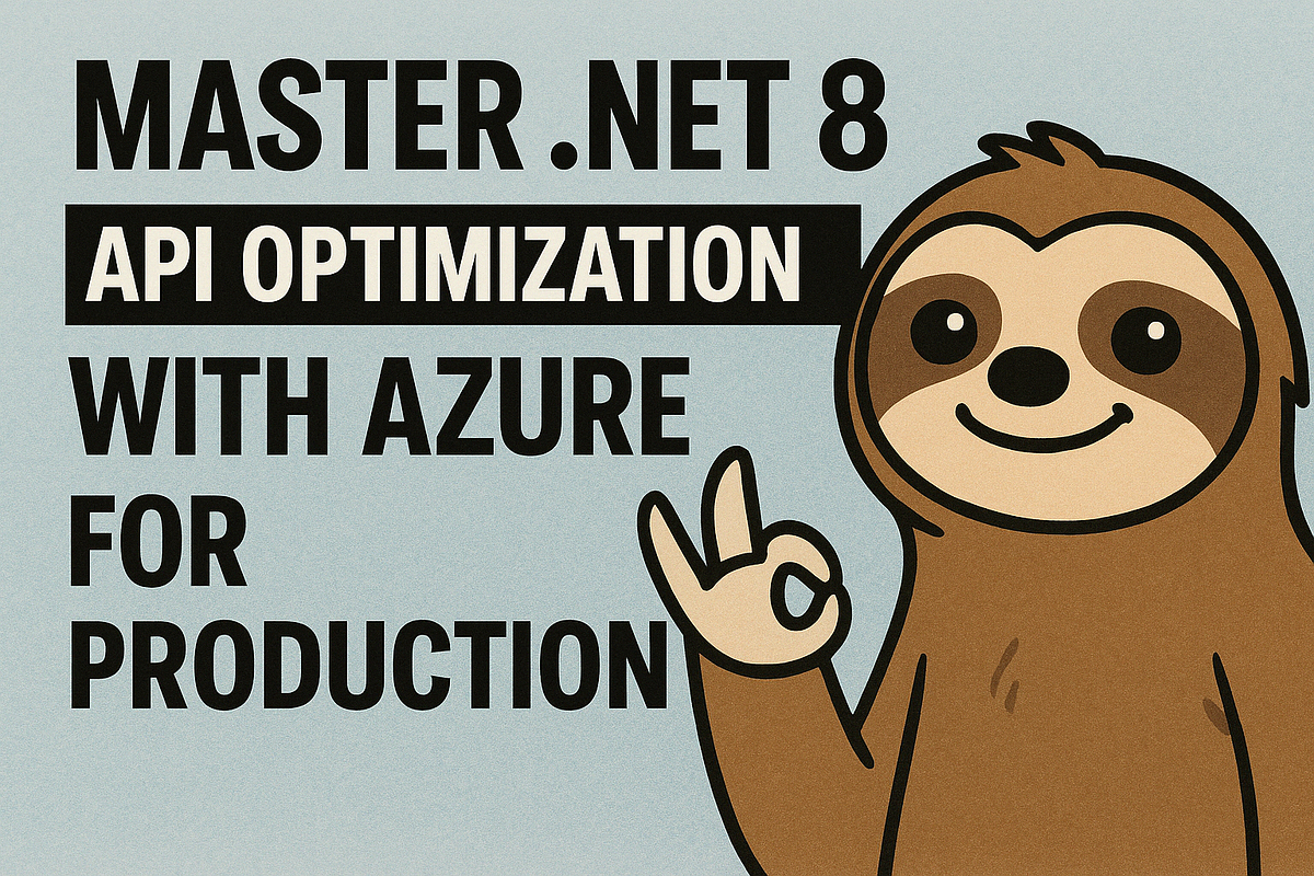 Master .NET 8 API Optimization with Azure for Production | Medium