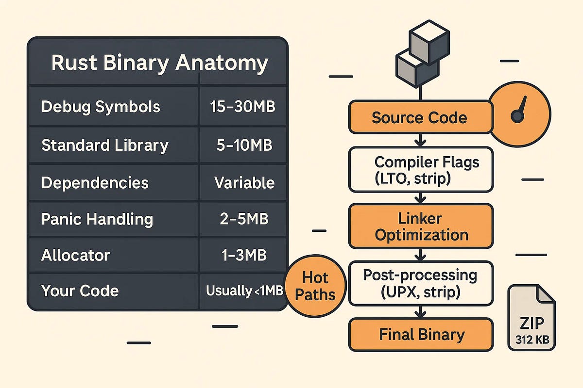 The Ultimate Rust Binary Diet: 12 Tricks That Actually Work in 2025 | by ArchitectOfExperience ...