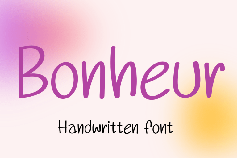 Bonheur Font | by Kaitooon | Sep, 2024 | Medium