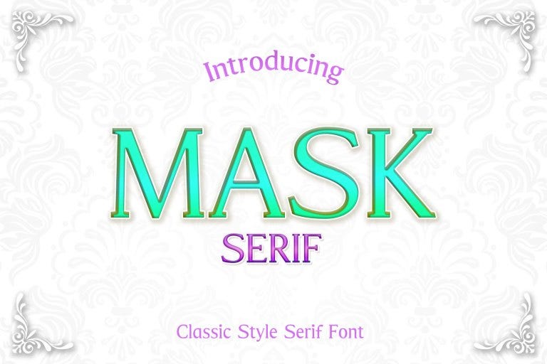 Mask Font | by Kaitooon | Sep, 2024 | Medium