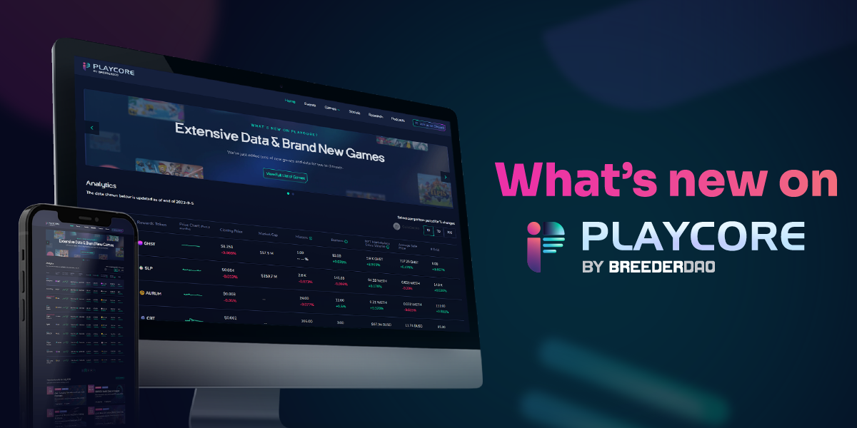 What’s New on Playcore?. Last April 2022, BreederDAO launched… | by ...