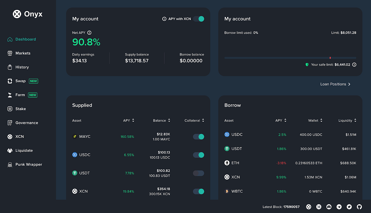 Check out Onyx, a user-friendly DeFi Protocol | by VT-Onyx | OnyxProtocol