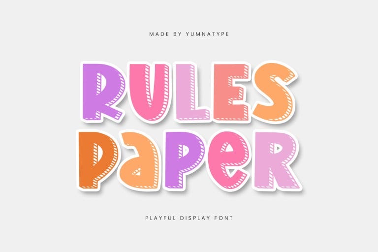 Rules Paper Font | by ishirakawamary | Jul, 2024 | Medium