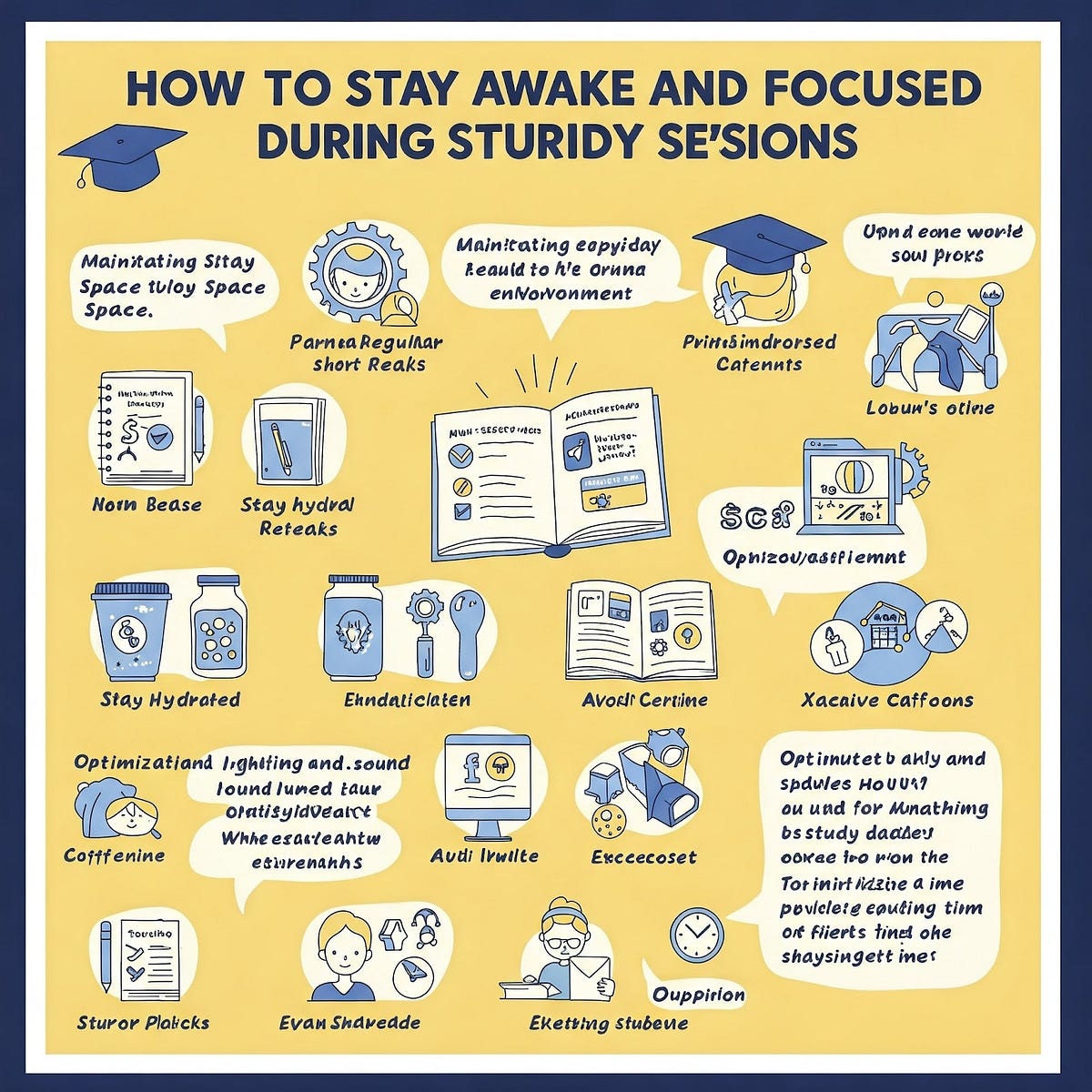 How to Stay Awake and Focused During Study Sessions | by IamMe | Mar ...