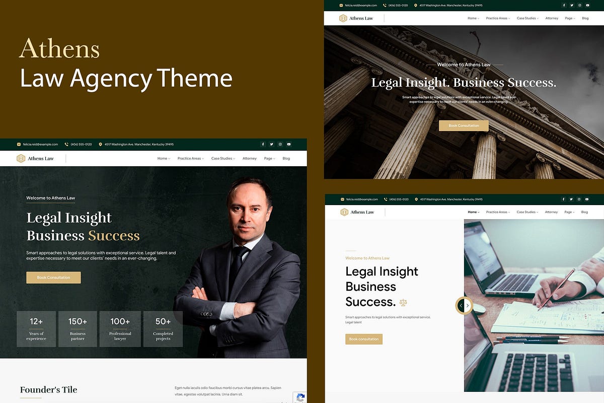 Law Agency WordPress Theme — Athens | by Pixelpariah | Aug, 2024 | Medium