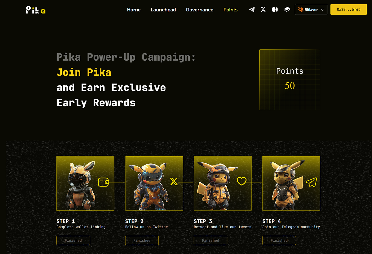 Pika Airdrop x Bitlayer TESTNET. Pika Airdrop x Bitlayer TESTNET… | by ...