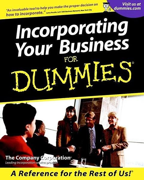 Download PDF Incorporating Your Business For Dummies By The Company Corporation | by Shina Bale ...