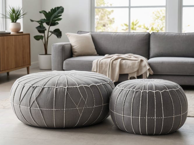 Gray Pouf Ottomans Poufs | by Dr. Danielle Edwards | Jun, 2024 | Medium