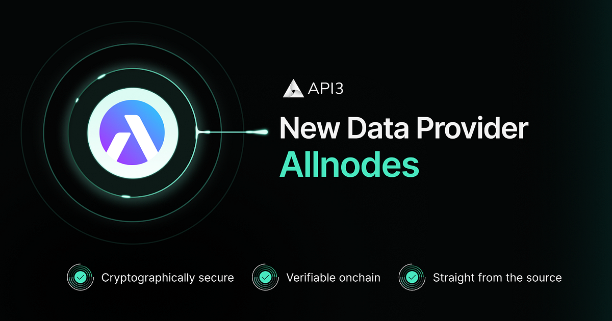 API3 Partners with Allnodes to Expand Offerings for Liquid Staking Tokens | by API3 | Api3 | Medium