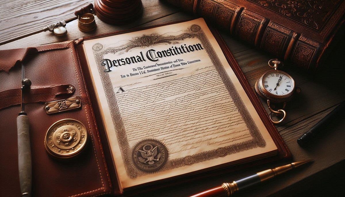 Create Your Personal Constitution: A Blueprint for Living Your Best ...