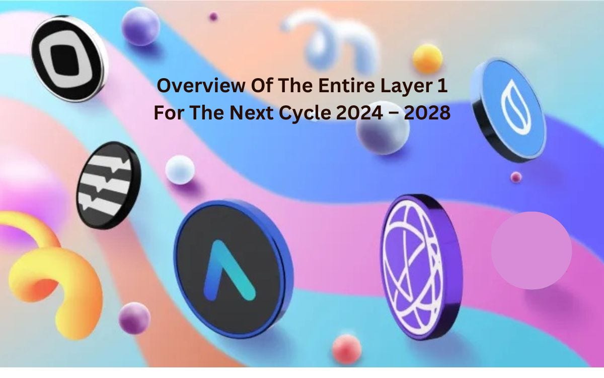 Overview Of The Entire Layer 1 For The Next Cycle 2024–2028 | by Beehive Validator | Medium