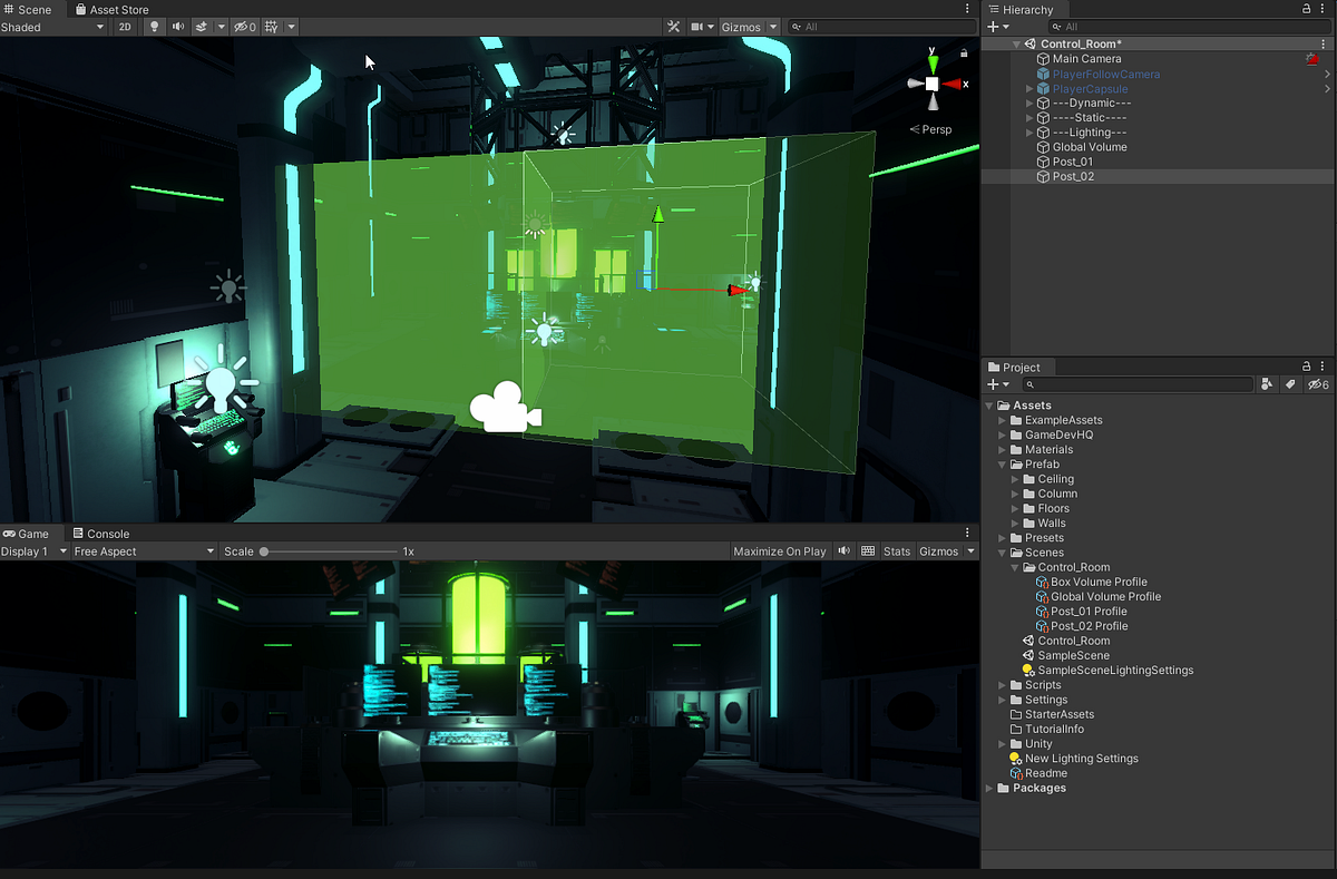 Adding Post Production Profiles in Unity Part 2 | by Russell Smith | Medium