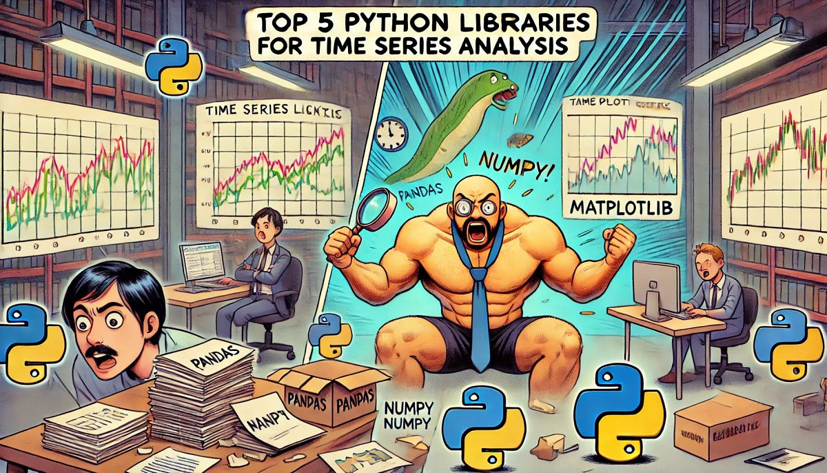 Top 5 Python libraries for time series analysis | by Katy | Python’s Gurus | Medium