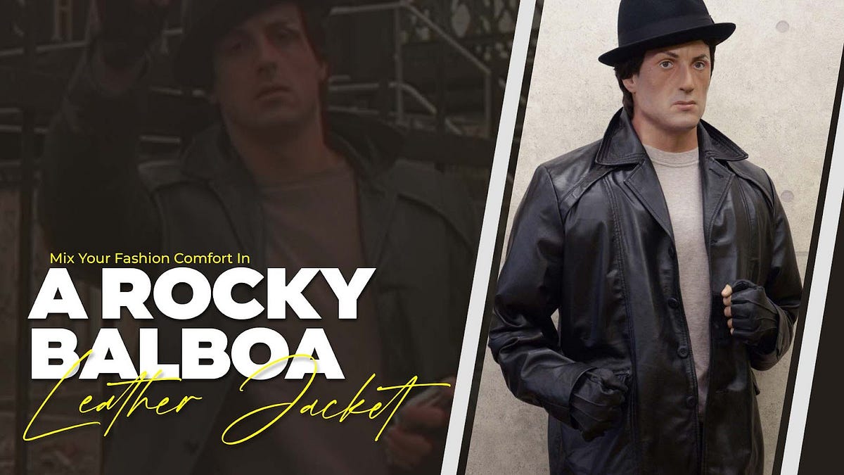 Rocky Balboa Leather Jacket is the best one to wear | Medium