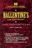 (PDF) Ballentine’s Law Dictionary: Legal Assistant Edition — Jack ...