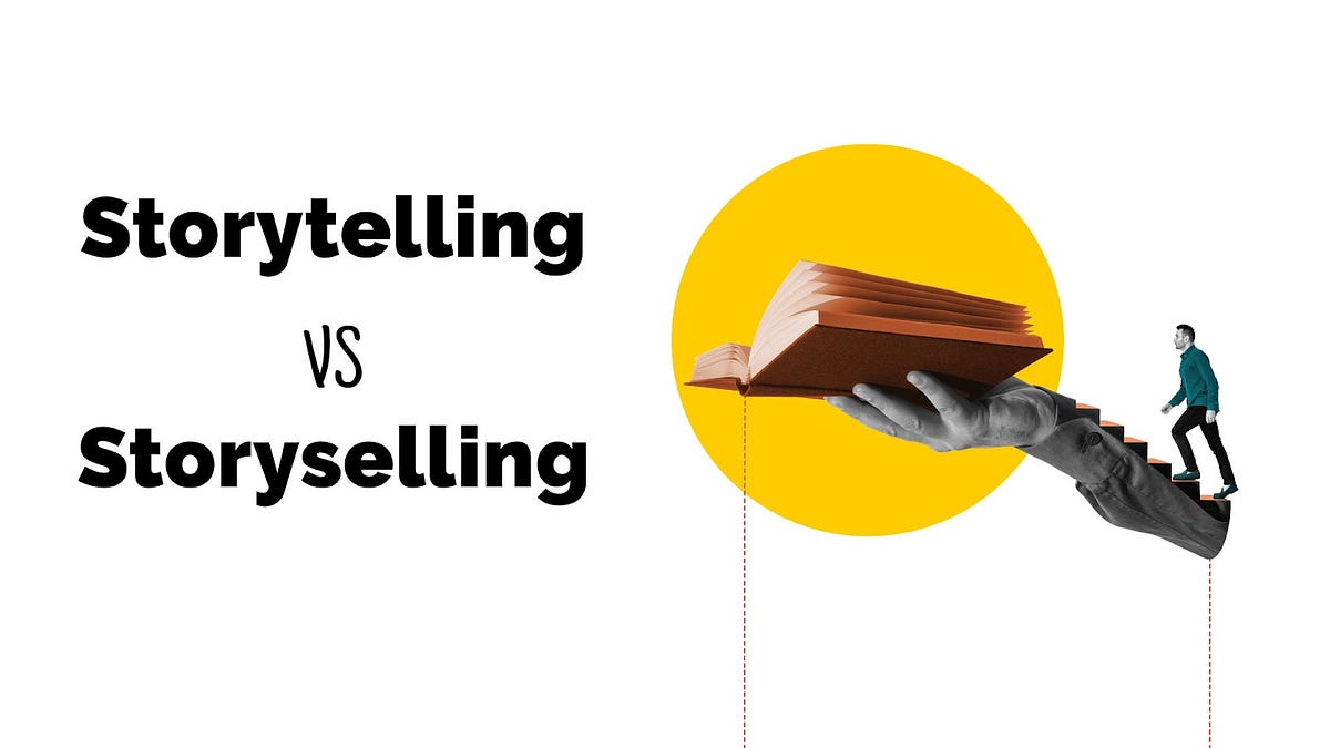 Storytelling VS Storyselling. By: Reem El Assi | by La Mesa Creative ...