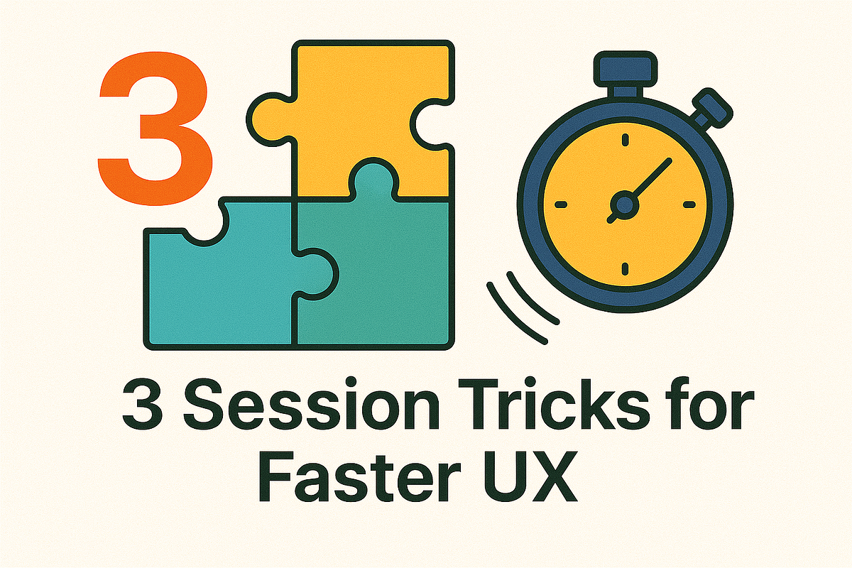 3 Session Tricks for Faster UX. How Smart Session Handling Can Make… | by CodeByUmar | Jul, 2025 ...