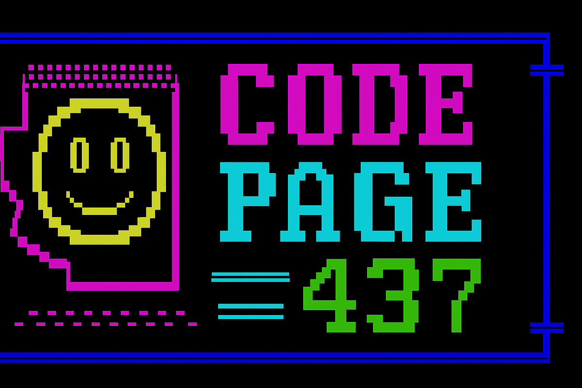 The Smiley Face in Memory: Code Page 437 | by Cfir Aguston | Medium