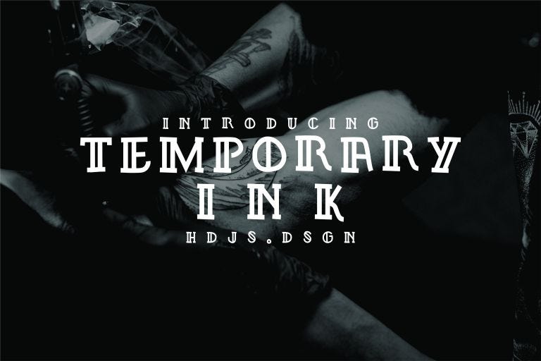 Temporary Ink Font | by audrey97 | Sep, 2024 | Medium