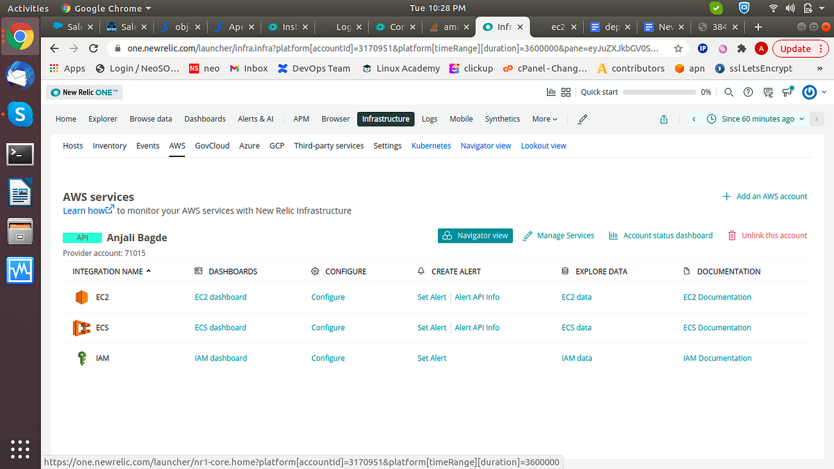 Integrate New Relic with ECS Amazon service | by Anjalibagde | Medium