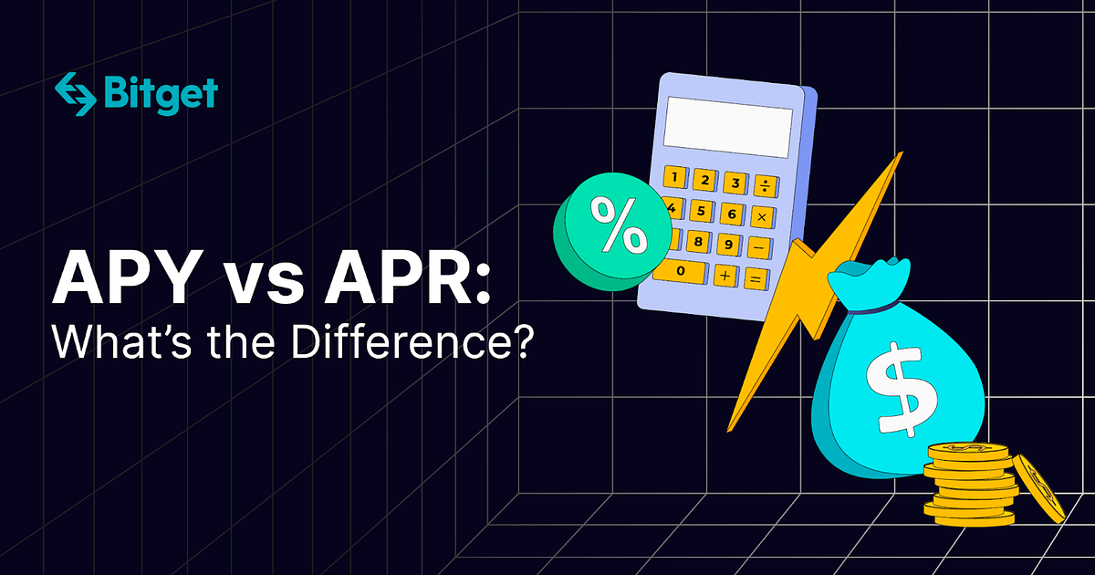 APR vs APY : une explication simple | by Bitget Francophone | Medium