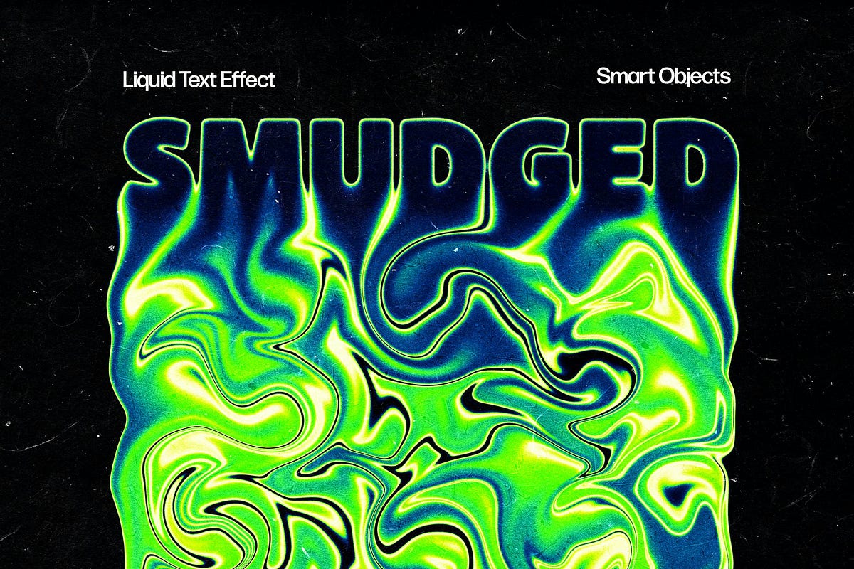 Smudged Liquid Text Effect | by Svginnovator | Jun, 2024 | Medium