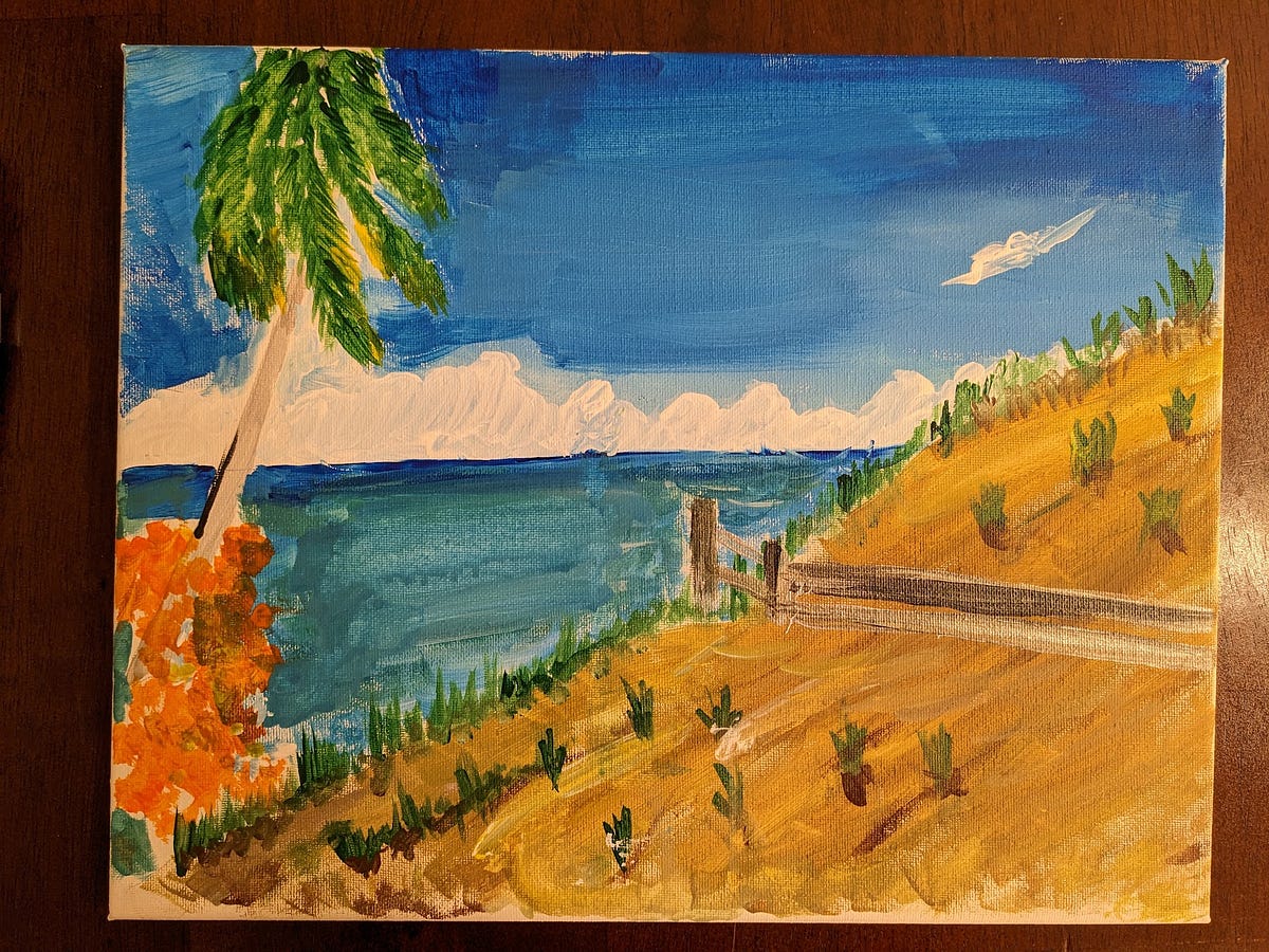 Paint night - Deb's Doodles - Medium