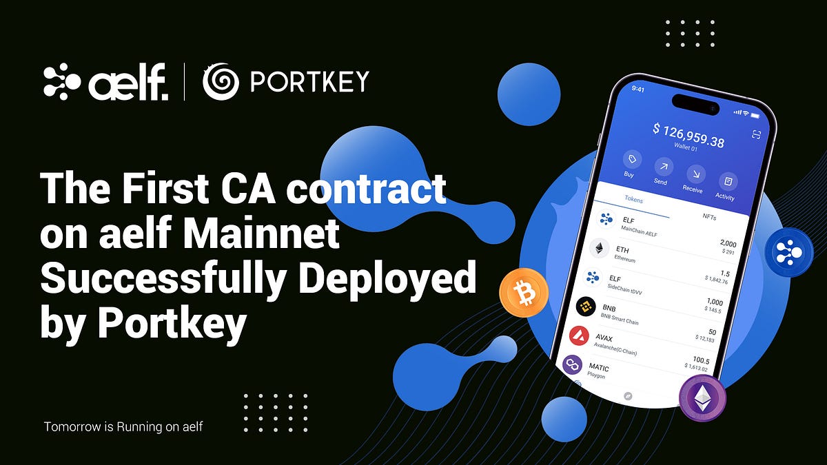 The First CA contract on aelf Mainnet Successfully Deployed by Portkey | by ælf | aelf | Medium