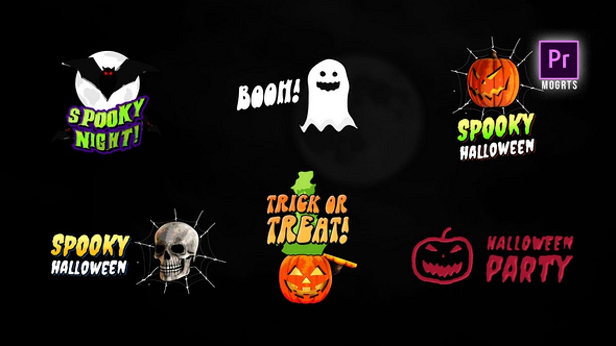 Halloween Spooky Titles Pack - Cyrngx - Medium
