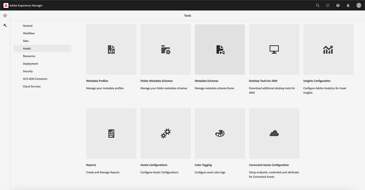 AEM Assets: Custom Metadata and Search Facets | by Ajay Shankar | Activate AEM | Medium
